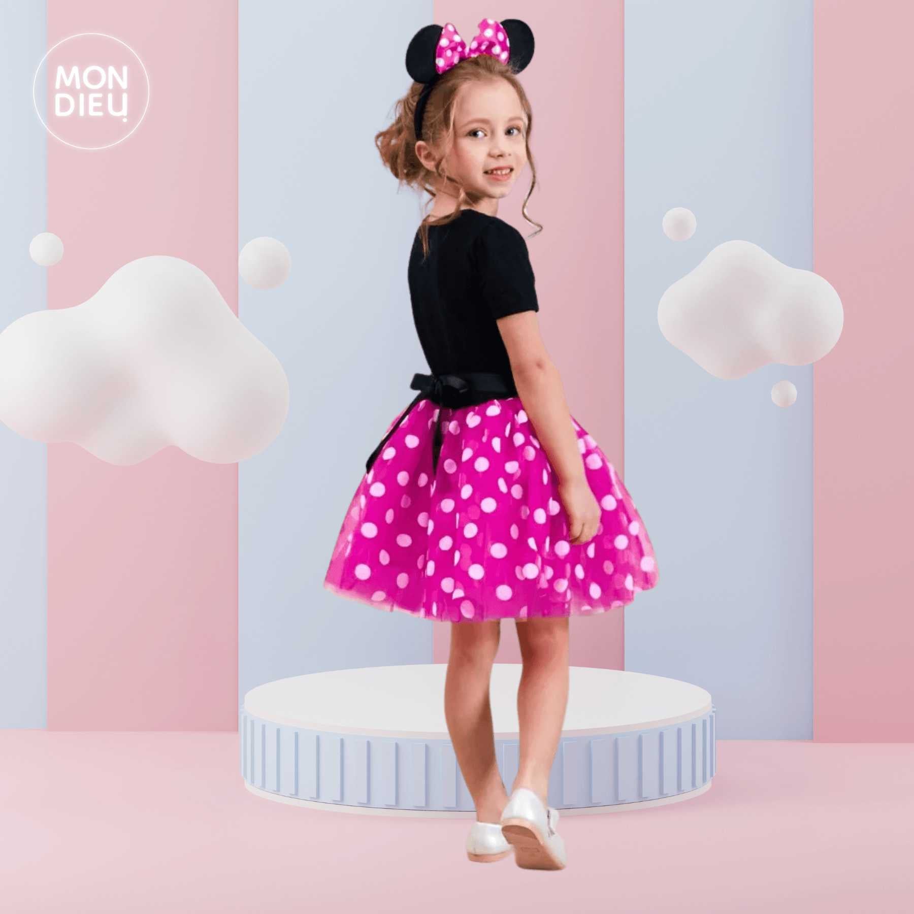 Vestido de Minnie para niñas – Mondieu Vestidos